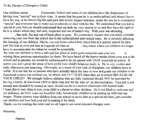 Autism-letter – The Autism Dad