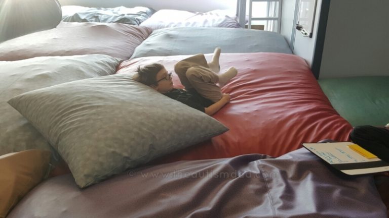 Today was pretty quiet until it filled with the sounds of children ...