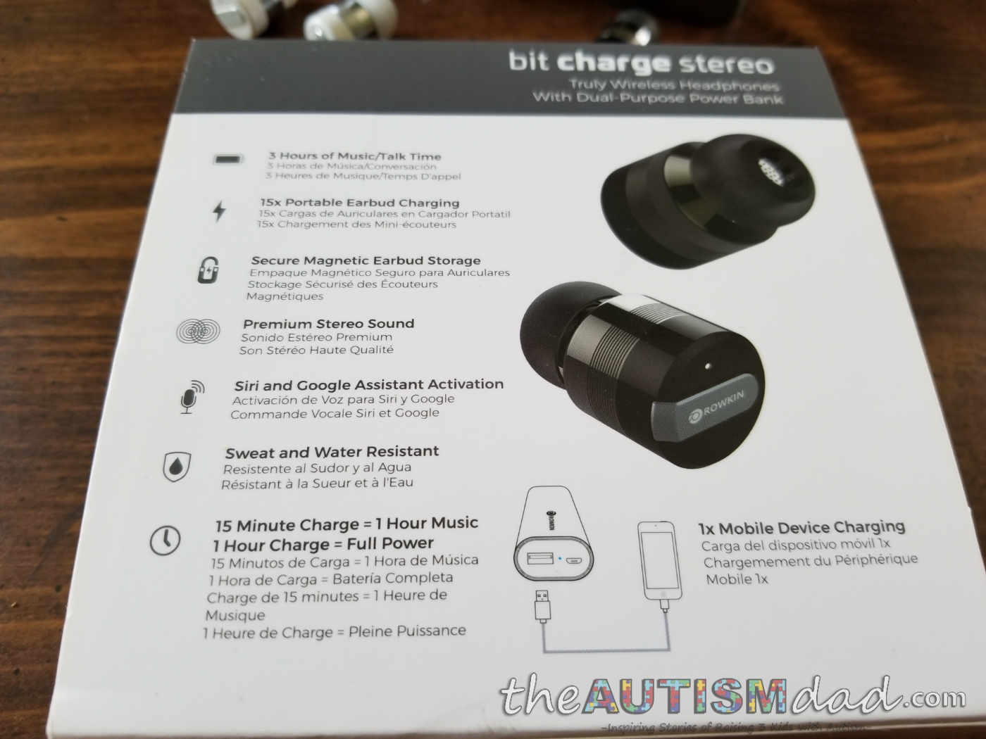 A Full unboxing and review of the Bit Charge Stereo earbuds by @RowkinInc